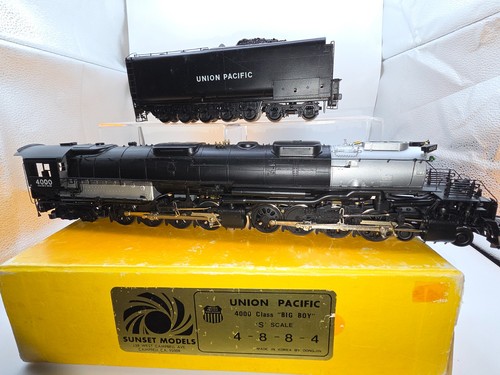 Brass S Scale Sunset Models UP 4000 Class Big Boy Locomotive 4-8-8-4 ...