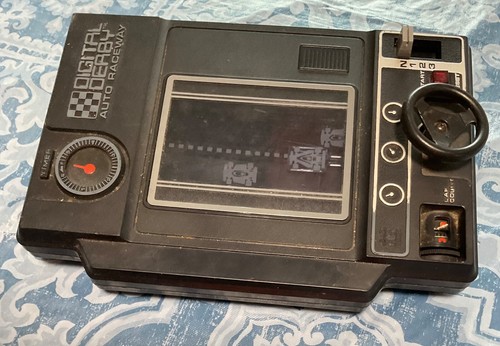 Vintage 1978 TOMY Digital Derby Auto Raceway Game for Parts Or Repair ...