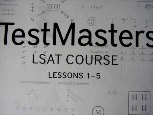 TESTMASTERS LSAT Course Lessons 1-5, 6-9 | eBay