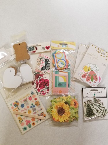 Lot of 10 Packs Die Cut Embellishments Stickers Rub On Transfers | eBay