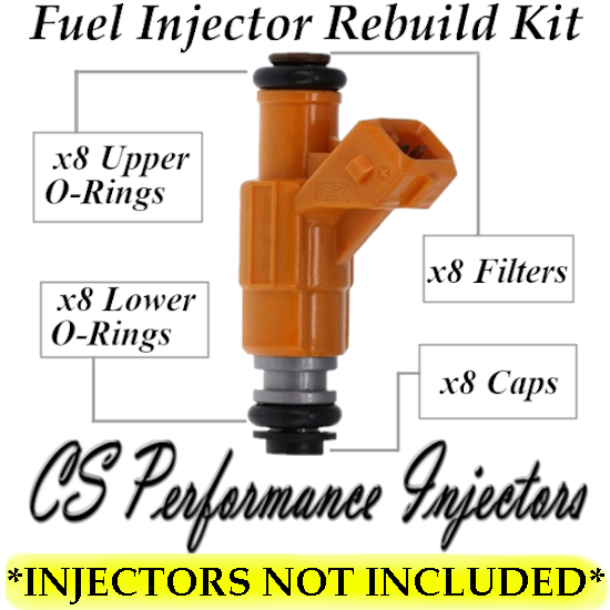 Fuel Injectors Rebuild Repair Kit fits 0280155725 for 96-98 Ford Taurus ...