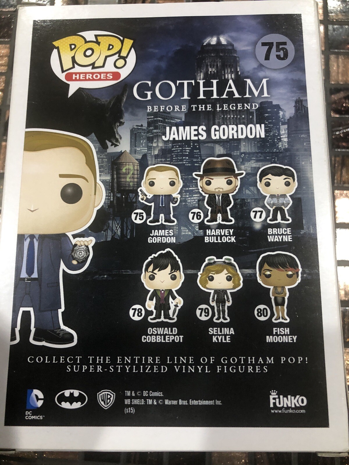 FUNKO POP GOTHAM BEFORE THE LEGEND 75 JAMES GORDON | eBay