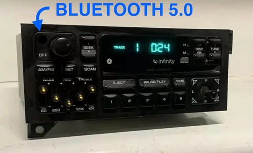 Dodge Chrysler Infinity III OEM Stereo 5-Band EQ FM CD Bluetooth 5.0 ...