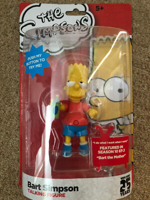 The Simpsons 25 Years Bart Simpson Talking 6 Inch Figure. 2014. New ...