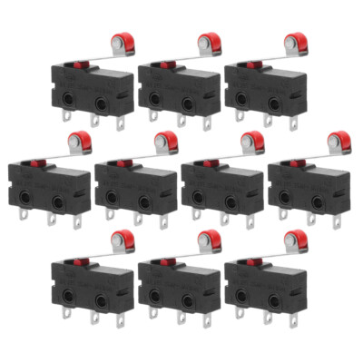 10 Pcs/set Mini Micro Limit Switch Roller Lever Arm SPDT Snap Action | eBay