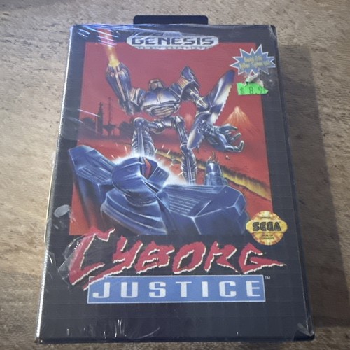 Cyborg Justice Sega Genesis Sealed With Rips | eBay