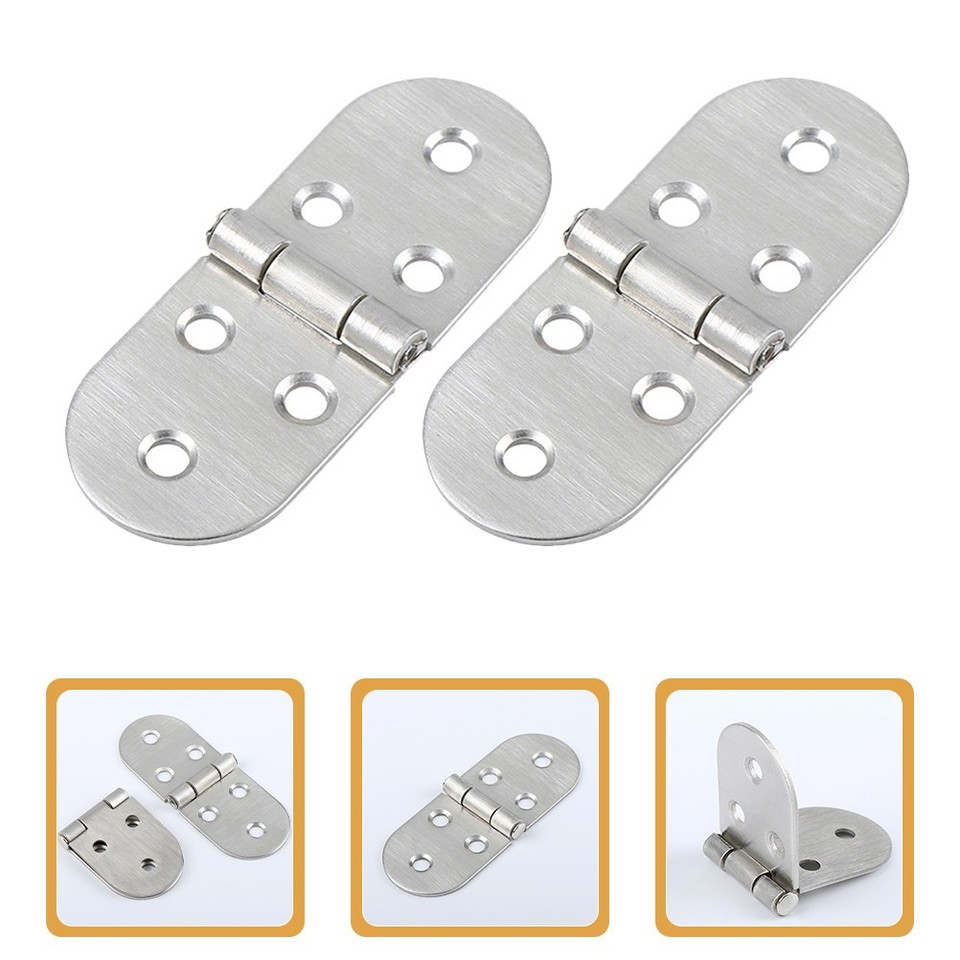 2 Pcs Kitchen Organisation Sewing Machine Table Hinge Foldable Hinges ...