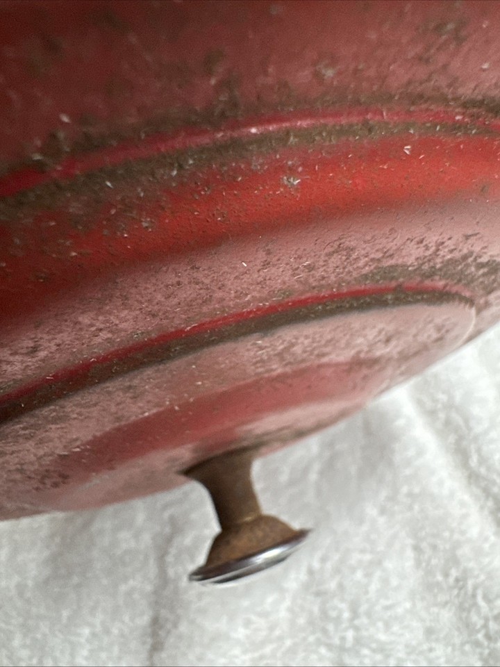 Original Stamped Red Vintage Metal Lance Jar Lid 6 3/4” Lid Only | eBay