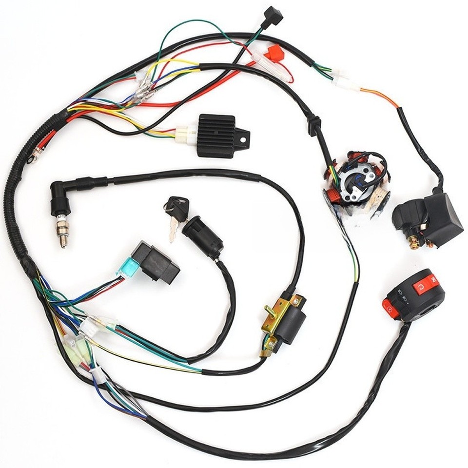 ATV Wire Harness Includes Ignition Switch Includes Rectifier Includes ...