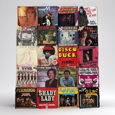 Vintage Collection of 20 Classic Vinyl Records - Iconic 70s and 80s ...