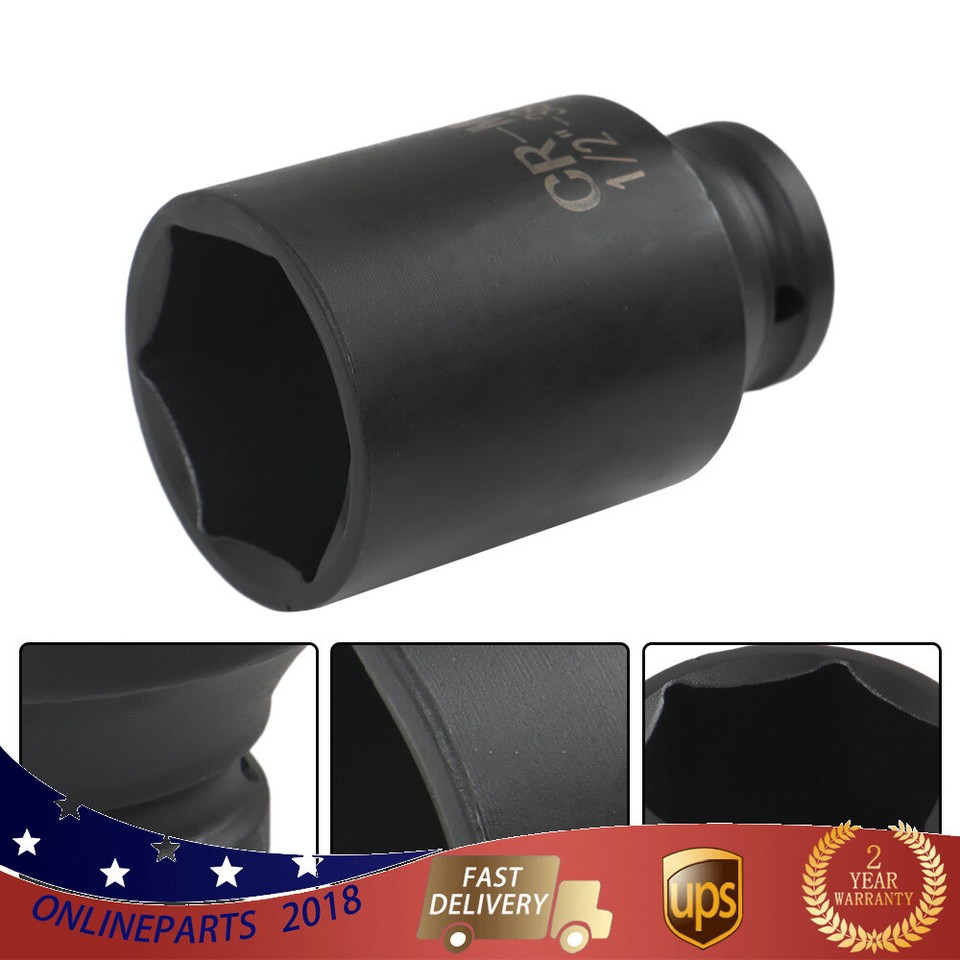 1/2" Drive Metric Axle Hub Nut Socket 29-38mm 9Pcs Deep Impact Socket ...