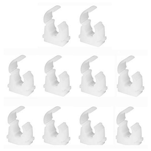 Hinged Pipe Clips Talon Clip Lock 22mm White Interlocking Dovetail Pack ...
