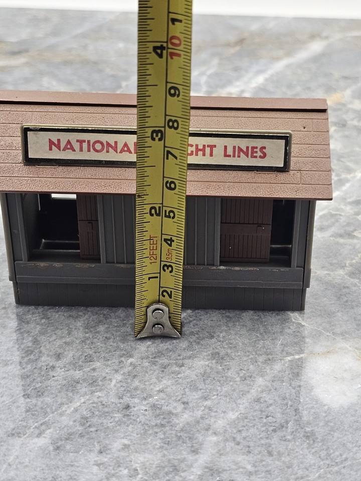 Vintage Built HO Scale Freight Depot Station Building For Train Layout ...