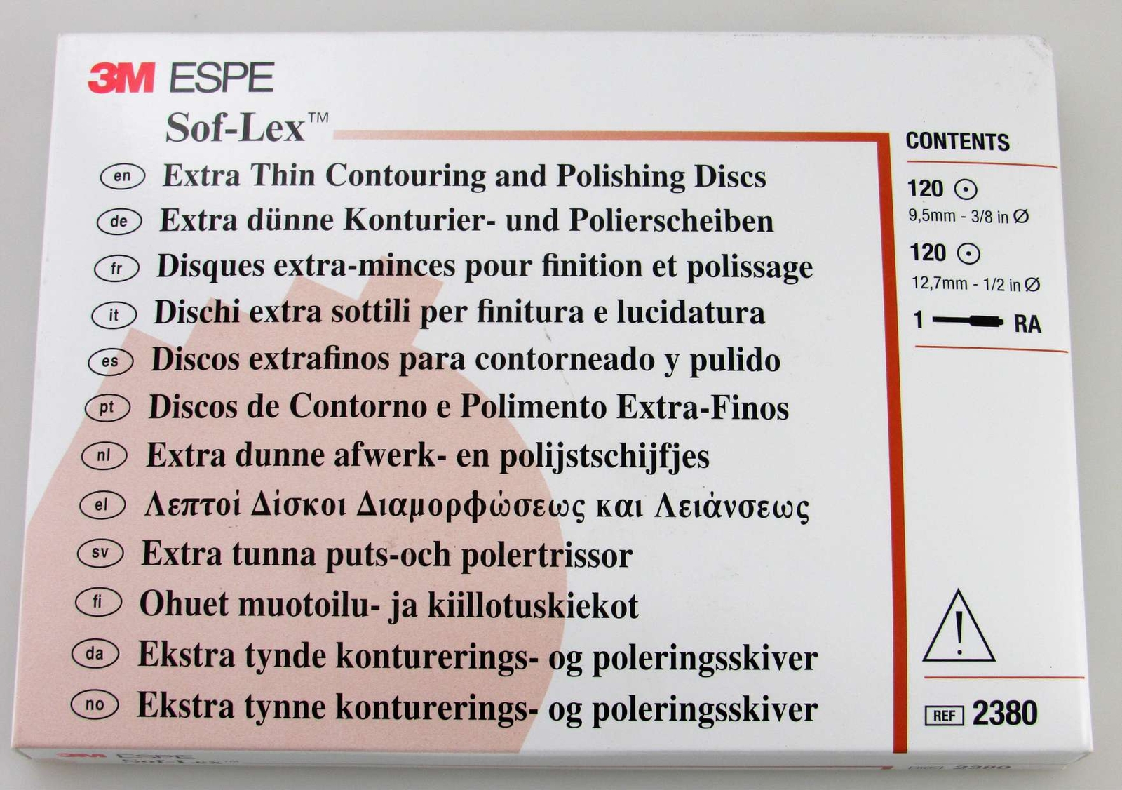 3M ESPE SOF-LEX SOFLEX CONTOURING POLISHING DISC KIT - 240 DISCS 2380 ...