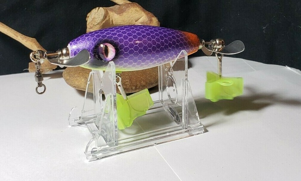 Custom Handmade 3 inch wooded topwater chopper lure(Lady bug) | eBay