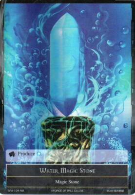 Force of Will TCG - BFA - Water Magic Stone #104 Foil | eBay