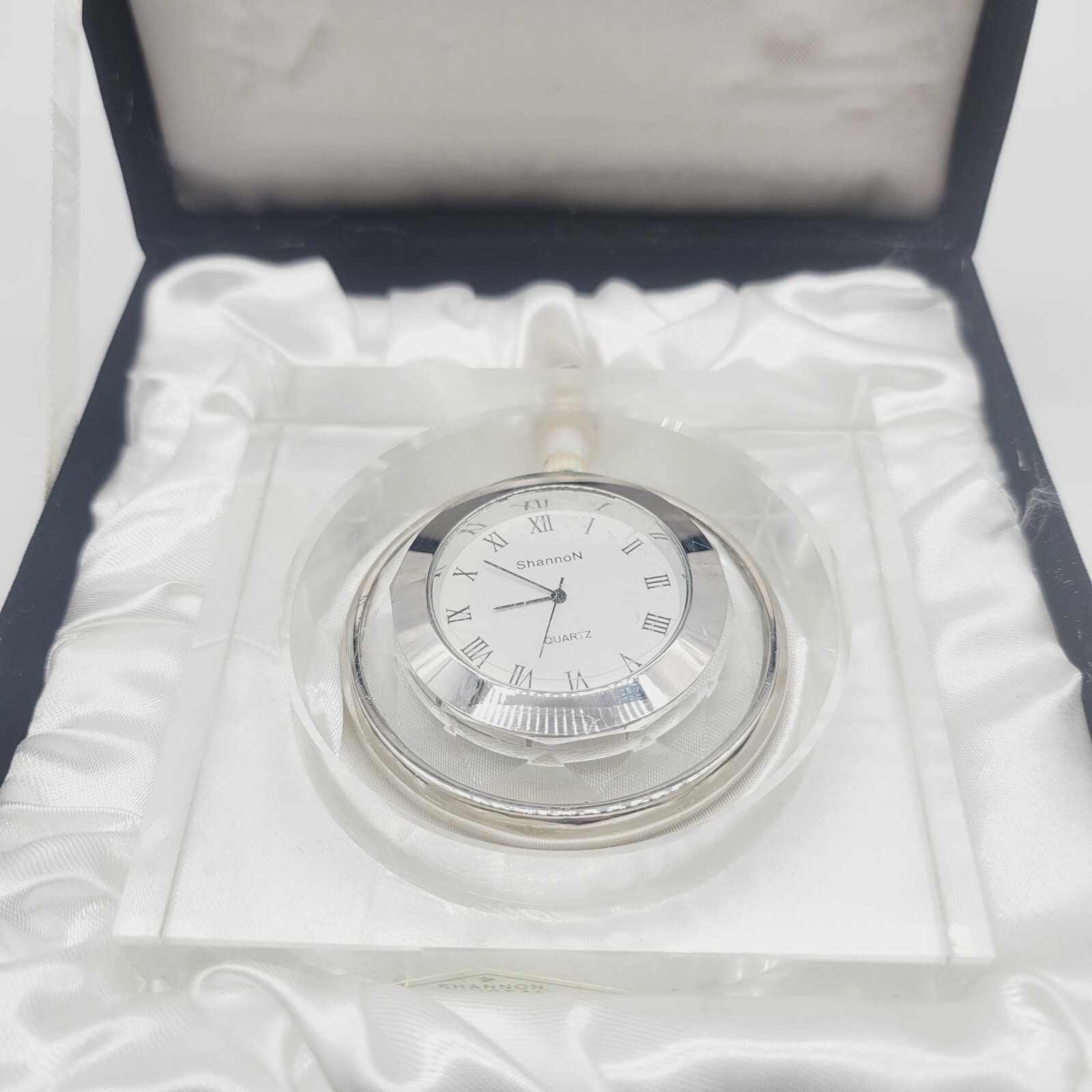 Shannon Crystal Clock Ireland Hanging Pocket Watch Clock Godinger | eBay