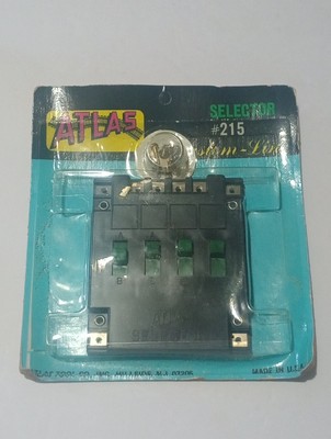 Atlas #215 Selector w/ 4 Control Switches, works w/ HO, N & O -- NEW ...