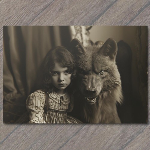 FLATCARD Girl Monster Weird Creepy Imaginary Friend Nightmare Scary ...