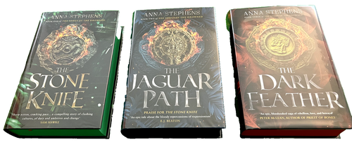 SIGNED Anna Stephens "Songs of the Drowned" Trilogy Goldsboro 1st/1st ...