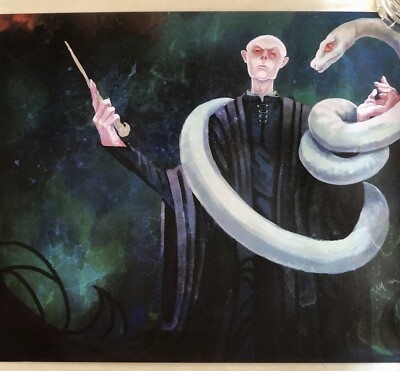 Harry Potter Voldemort Art Print Snake Nagini Poster Geek Gear ...