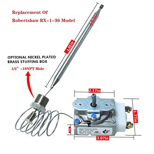 Furnace Deep Frying Thermostat Control Replacement Part of Robertshaw ...