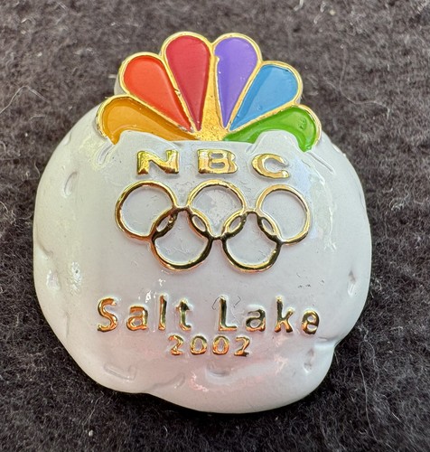 2002 Salt Lake City Olympic pin NBC Snowball VIP Only. Very Very Rare ...
