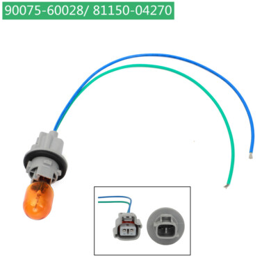 Turn Signal Bulb Socket + Connector Pigtail For Toyota Tacoma 4Runner ...