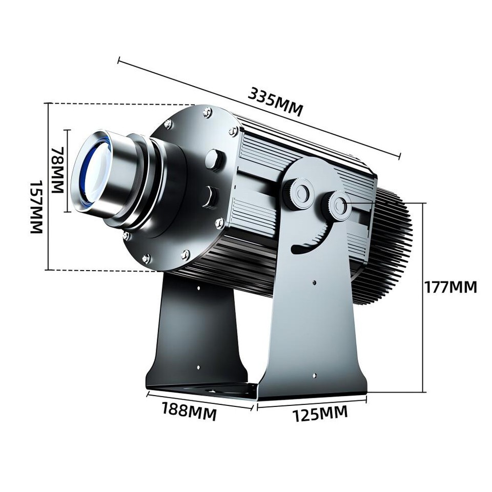 40W-600W Waterproof Outdoor Water Wave Ripple Ocean Effect GOBO Light ...