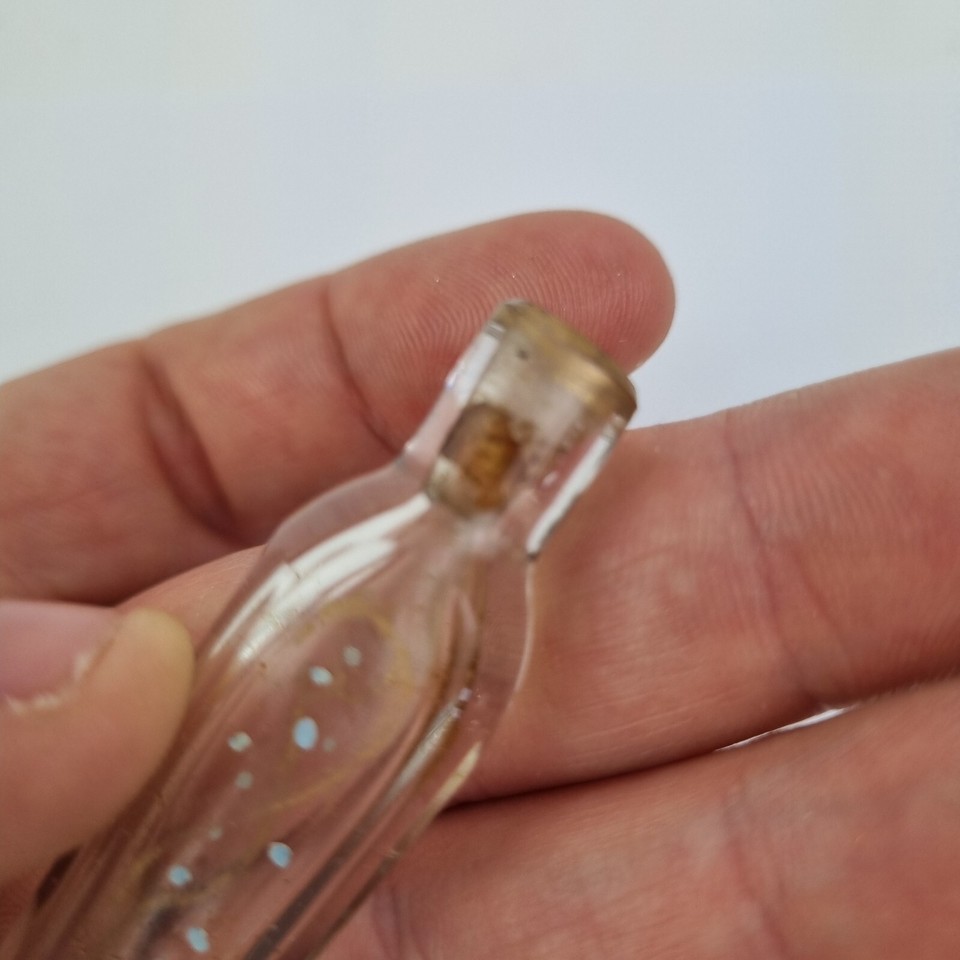 Antique Glass Tear Catcher / Teardrop /Lachrymatory Scent Bottle 8.4cm ...
