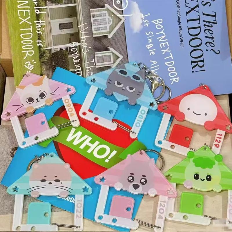 Acrylic Kpop Boynextdoor Keychain BBNEXDO Cartoon Character Pendant ...