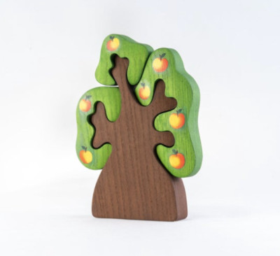 Waldorf Wooden Apple Tree Puzzle | eBay