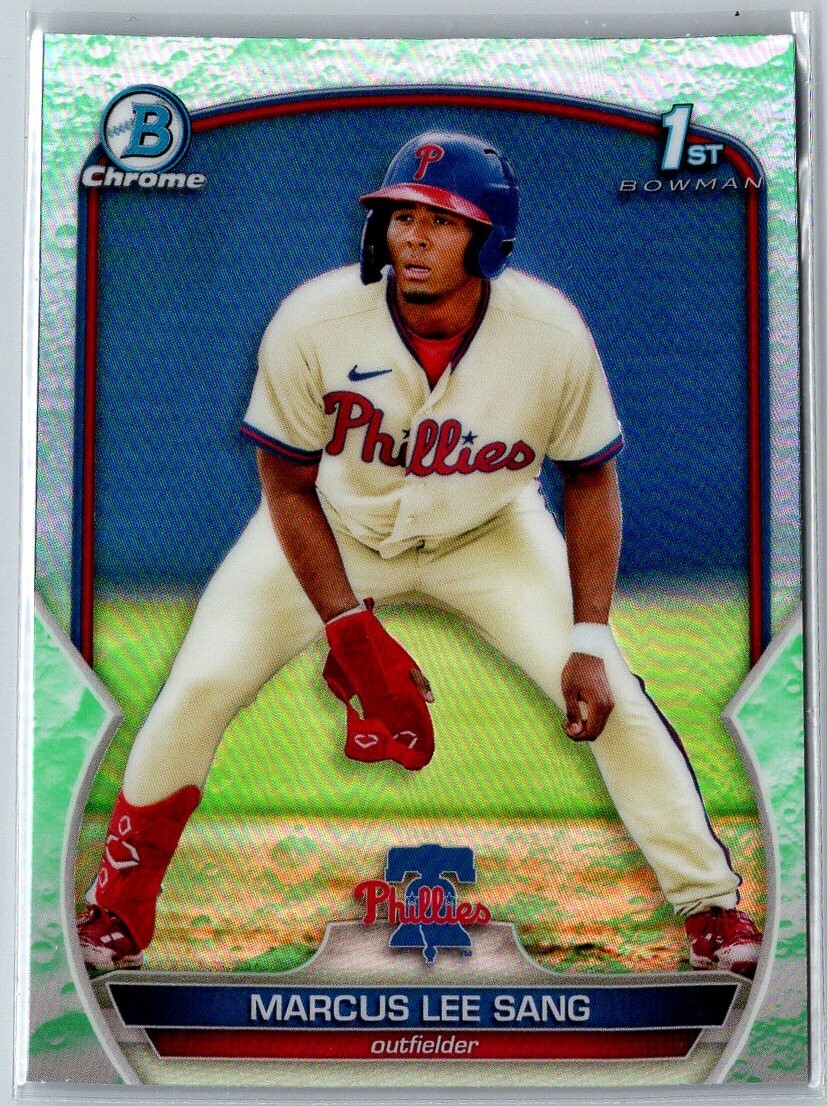 2022 BOWMAN LUNAR REFRACTOR MARCUS LEE SANG PHILADELPHIA PHILLIES #BCP ...