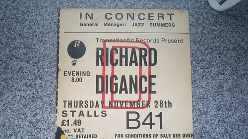 Richard Digance ‎– In Concert (TRA SAM35) 1975 (LP) | eBay