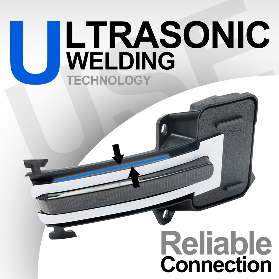 Acura TLX MDX Smoked Lens Dynamic LED Side Rear View Mirror Turn Signal ...