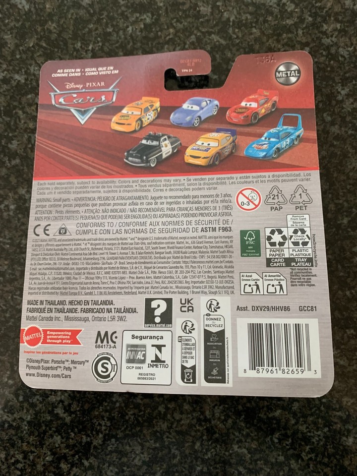 Disney Pixar Cars Lightning McQueen With Rusteze Sign | eBay
