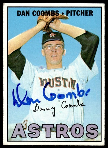 1967 Topps Danny Coombs Auto Houston Astros #464 Signed | eBay