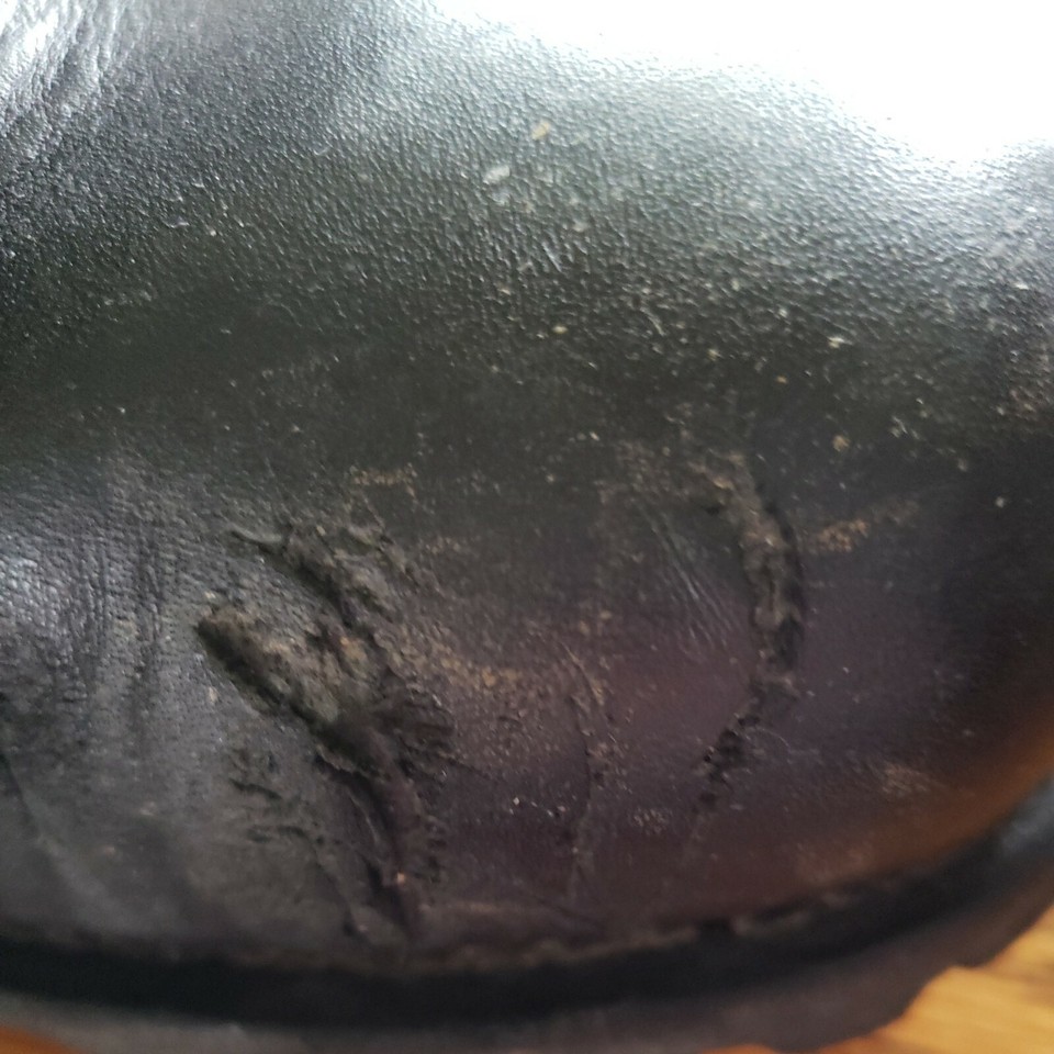 USED RED WING 967 STEEL TOE SIDE ZIP MOTORCYCLE BLACK BOOTS MENS SIZE ...