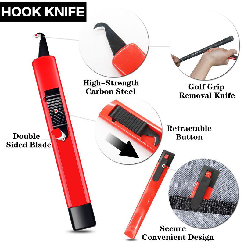 GOLF REPAIR REGRIP KIT(Re Grip - Clamp - Knife - Grip Tape - 150ML Grip ...