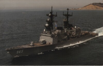 USS Kinkaid DD 965 off Pt Loma US Navy Ship Postcard | eBay