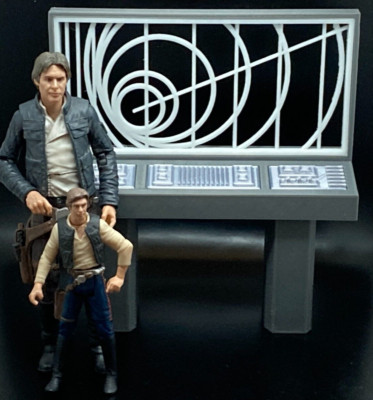 CUSTOM STAR WARS HOTH ECHO BASE TACTICAL COMPUTER for 6" FIGURE DIORAMA ...