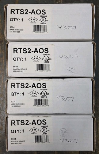 SYSTEM SENSOR RTS2-AOS DUCT DETECTOR REMOTE TEST STATION W/ STROBE ...