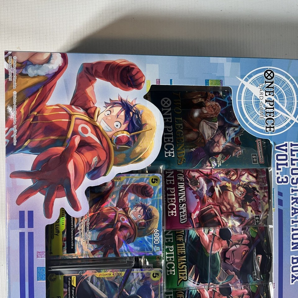 One Piece Illustration Box Vol. 3-4 - Box IB03-04 =. 8 Boosters and 4 Promos | eBay