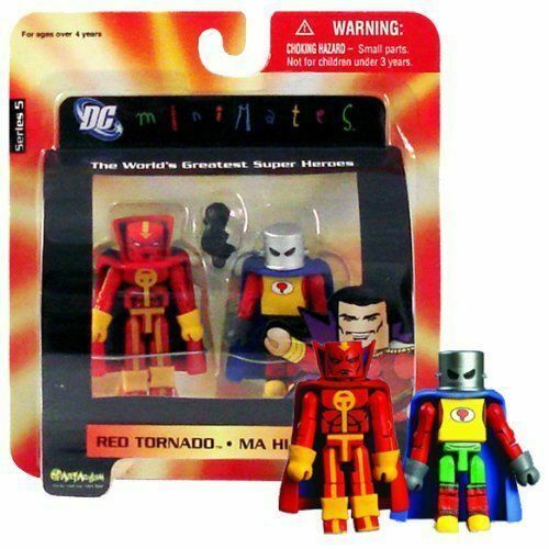 DC Direct Universe Minimates 5 Red Tornado & MA Hunkel Mini Figure 2pk ...