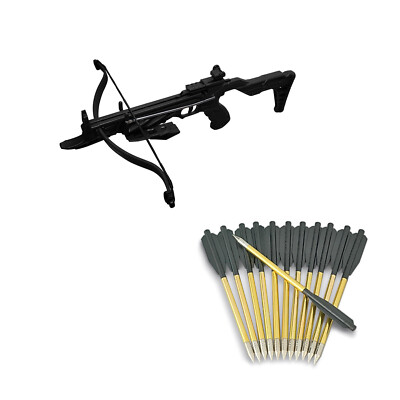 Southland Archery Supply 80LBs Pistol Crossbow w/ Adjustable Stock + 27 ...