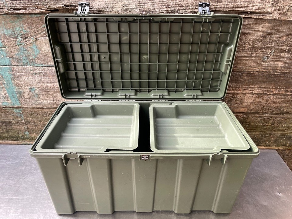 Hardigg Military Case TL500i Hard Case Storage Box Foot Locker 32x15x18 ...