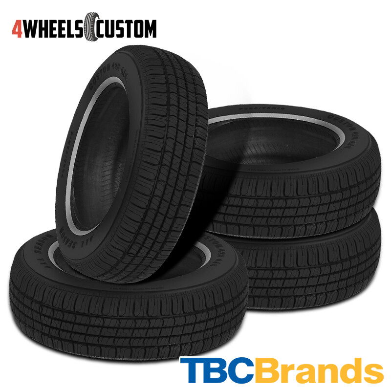 4 X New TBC Brand Custom 428 A/S 225/75R15 102S 440 AA Tire | eBay