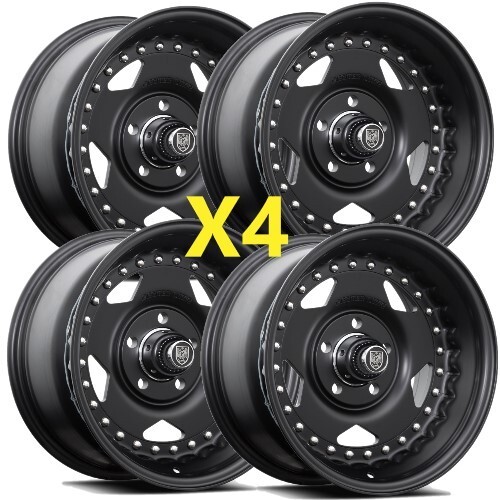 15 BLACK CENTERLINE CONVO PRO 15X7 15X8 STAGGERED DRAG STAR 5X4.50 MAG ...