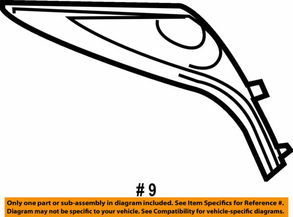 81482-33040 Toyota Cover, fog lamp, lh 8148233040, New Genuine OEM Part ...