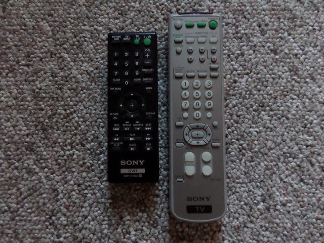 Various Sony Remote Controls **Preview Pic's and Model # **Price Per ...